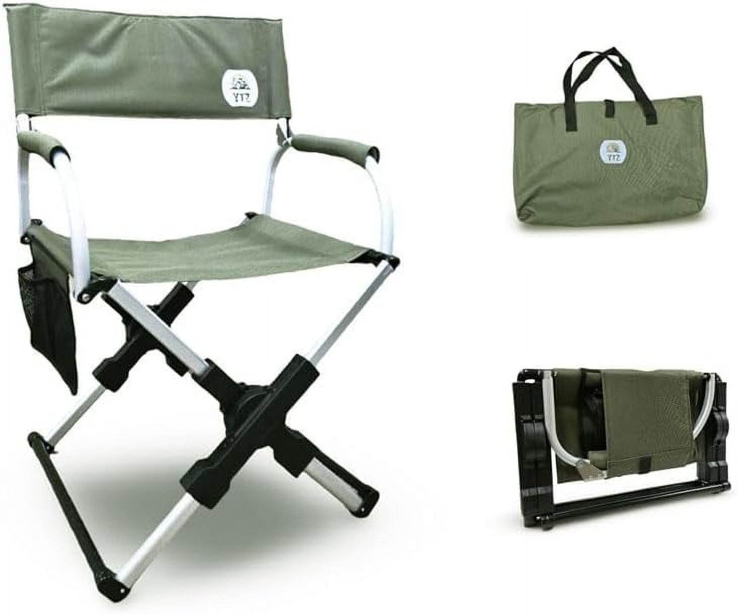 Portable Camping Chair with Carry Bag, Compact, Lightweight Collapsible ...