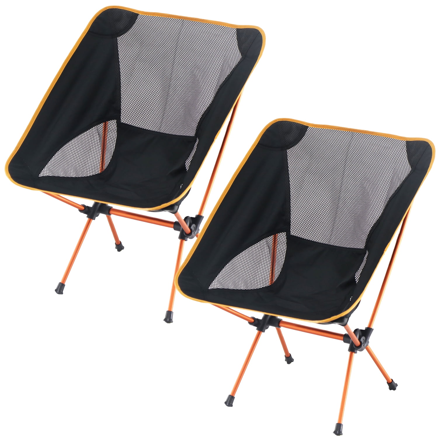 Sutekus Lightweight Backpacking Folding Chair 2 Pack for Outdoor, Beach ...