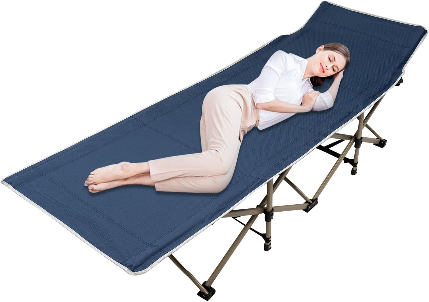 Portable Camping Cot for Adults,CT-F1071 Folding Camping Bed with ...