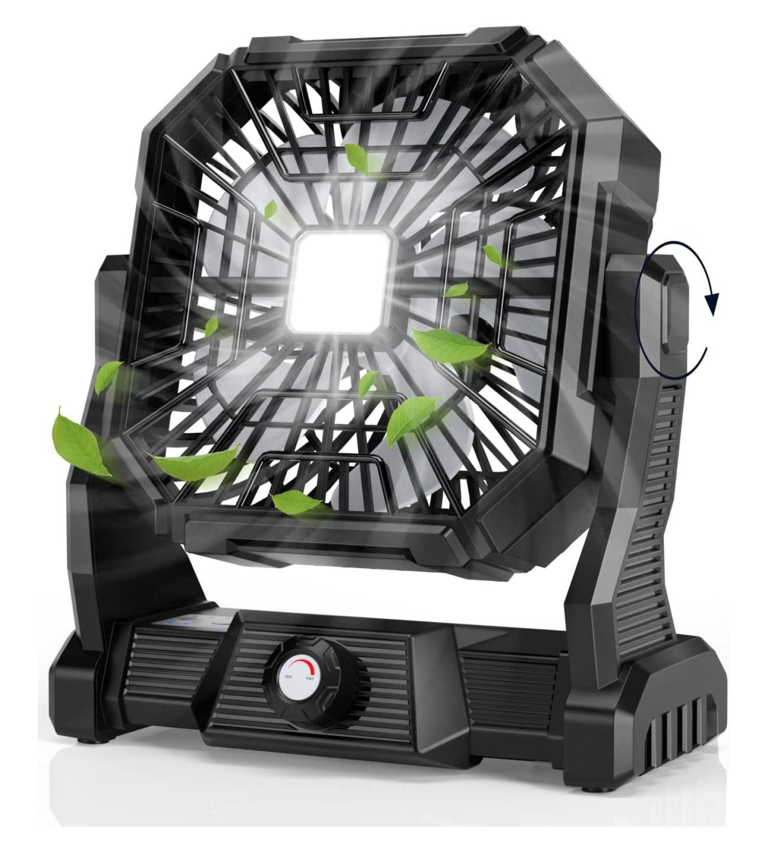 Portable Camping Fan rechargeable, 20000mAh Battery powered fan with ...