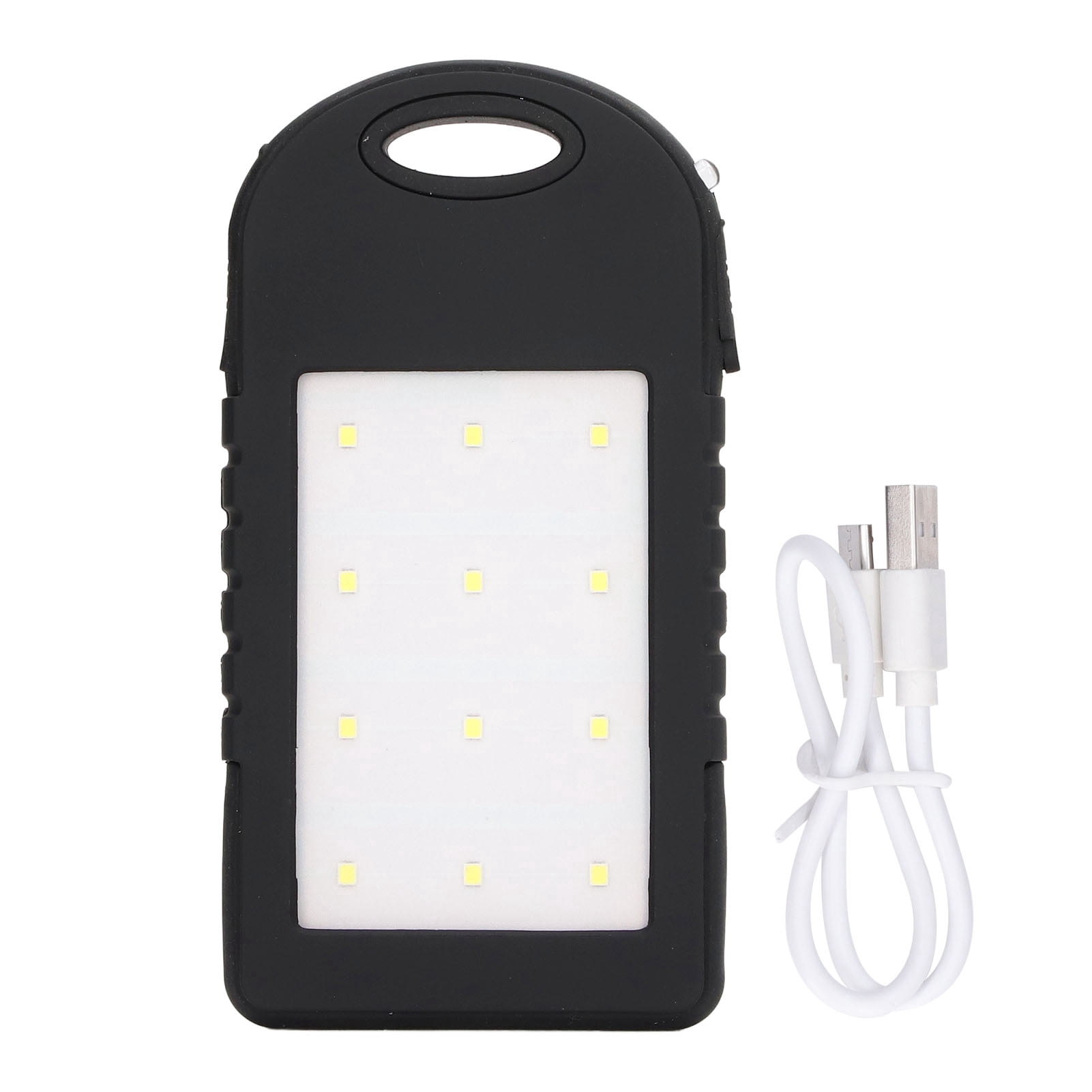 Portable Camping & Fishing Charger 5000mAh Solar Power Bank with LED ...
