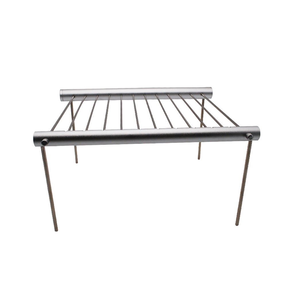 Portable Camping Grill, Folding Bbq Rack, Stainless Steel Construction ...