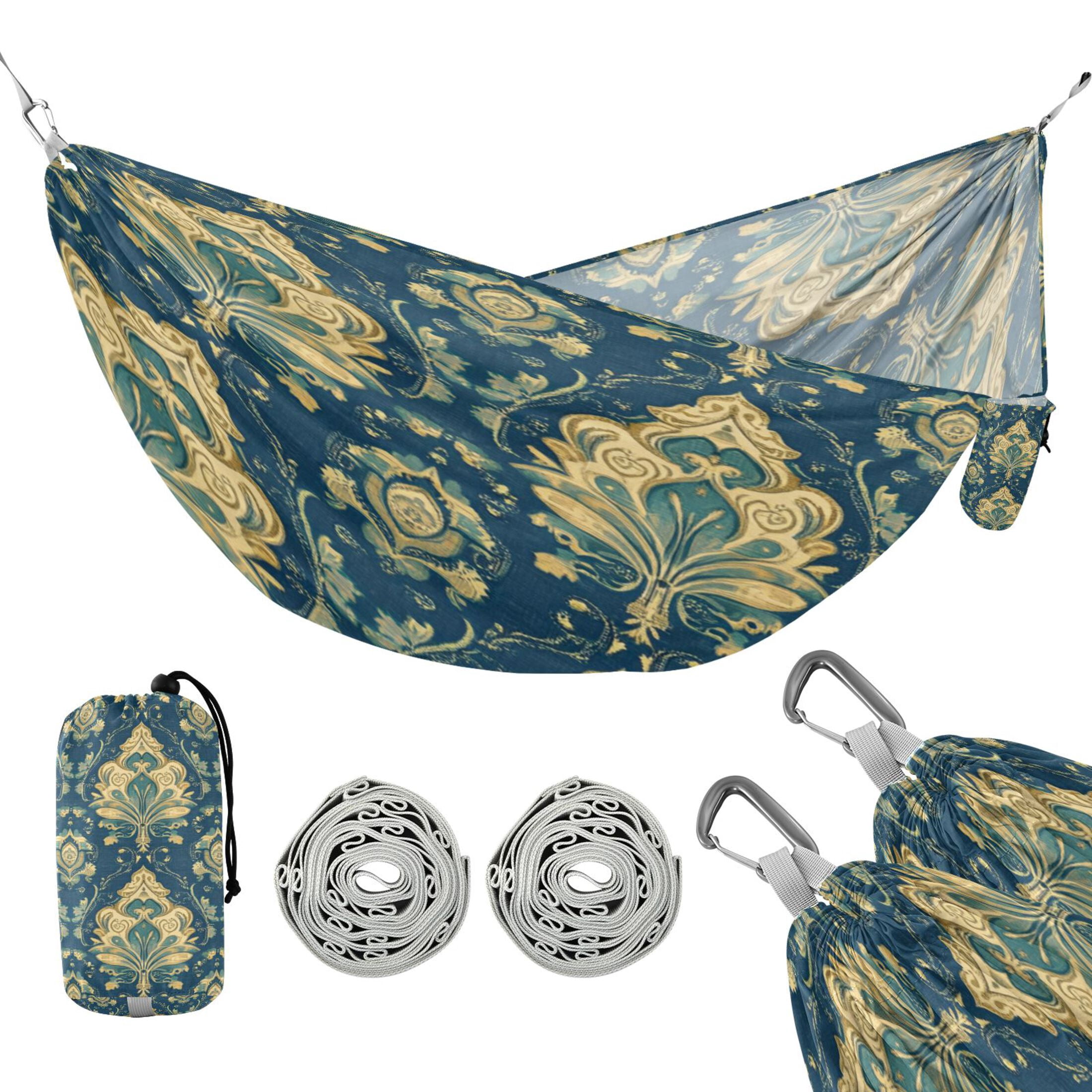Portable Camping Hammock 300lb Capacity Single Travel Hammock Foldable ...