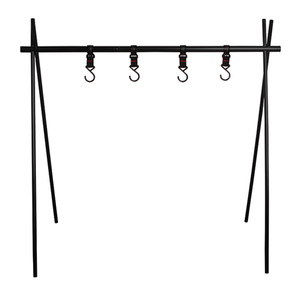 Portable Camping Hanging Rack Outdoor Picnic Barbecue Campsite ...