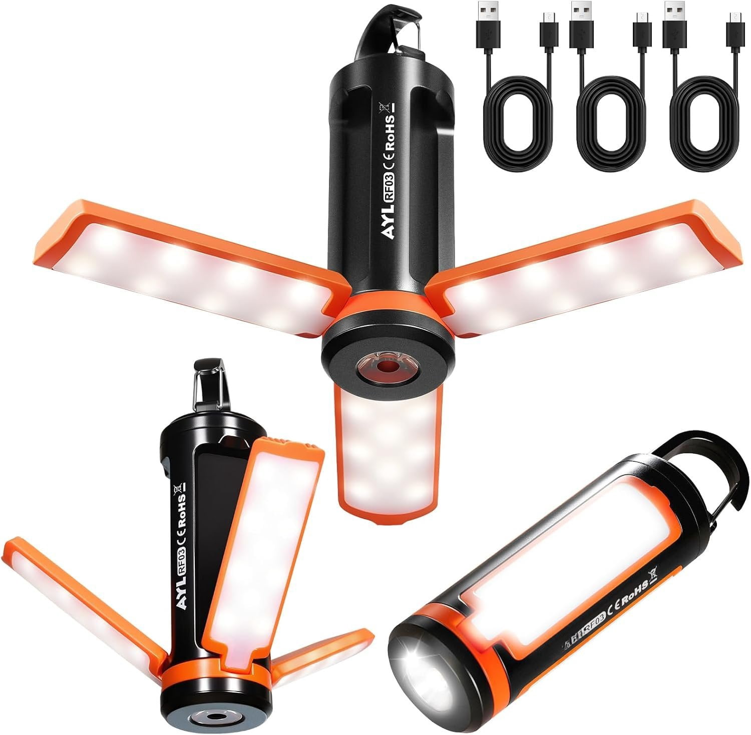 Portable Camping Lantern, Lightweight Lamp Flashlight Gear for Light ...