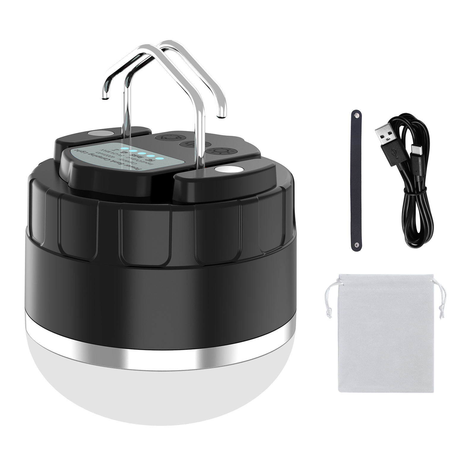 Portable 2 in 1 LED Camping Lantern with Ceiling Fan by Wakeman ...