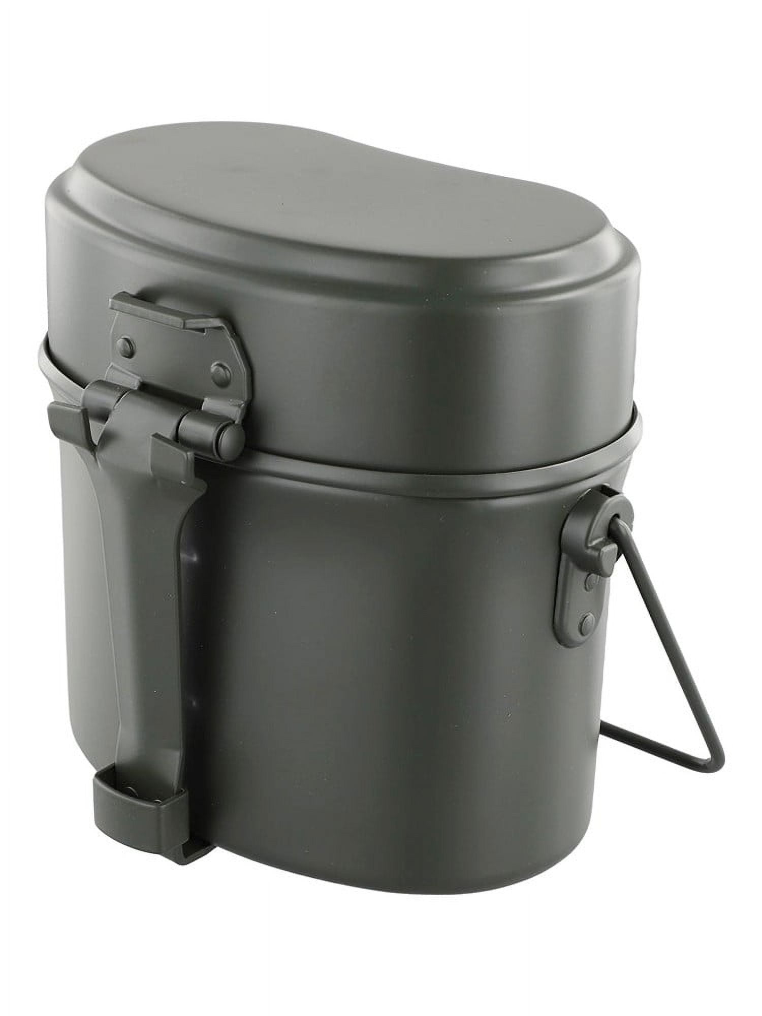 Portable Camping Mess Kits Hiking Cookware Army Mess Kit Military Cook ...