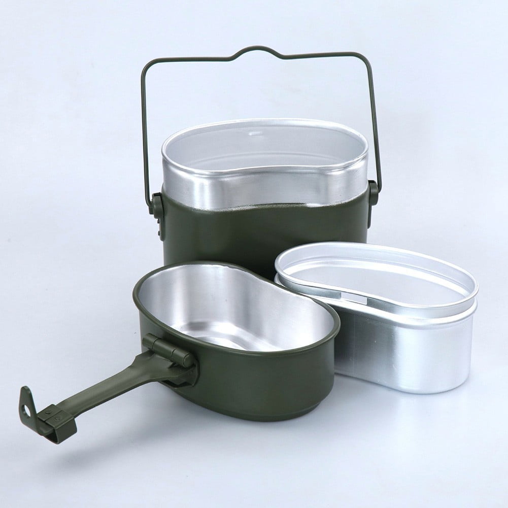 Portable Camping Mess kits Hiking Cookware Army Mess Kit Cook Mess Kits ...