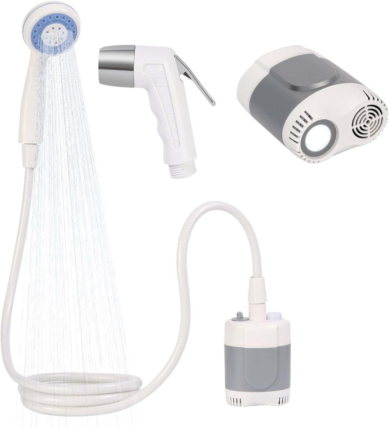Portable Camping Shower, Camping Shower with Hose, Electric ...