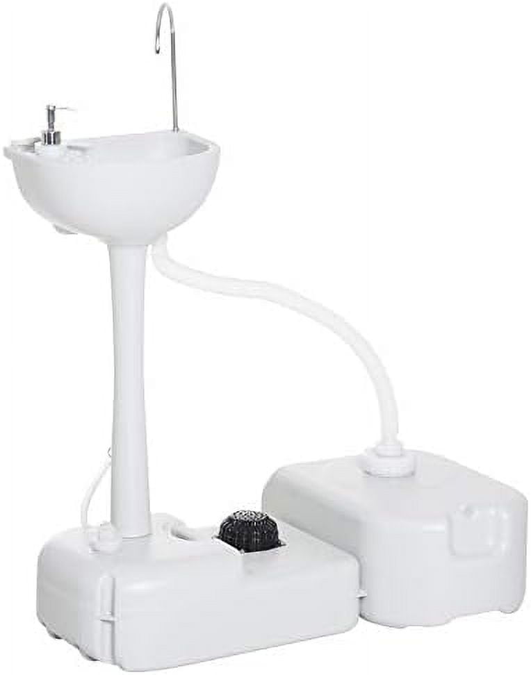 Portable Camping Sink, Handwashing Station Basin with 4.5 Gallon Tank ...