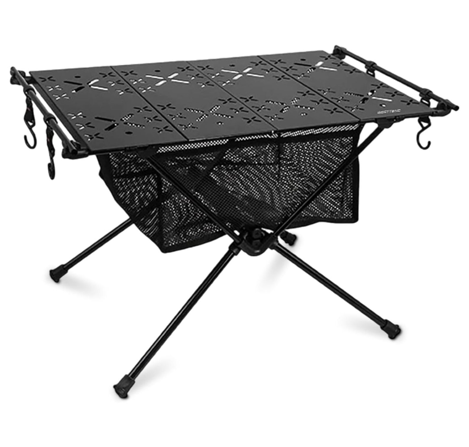Portable Camping Table,Beach Table with Storage and Carrying Bag ...