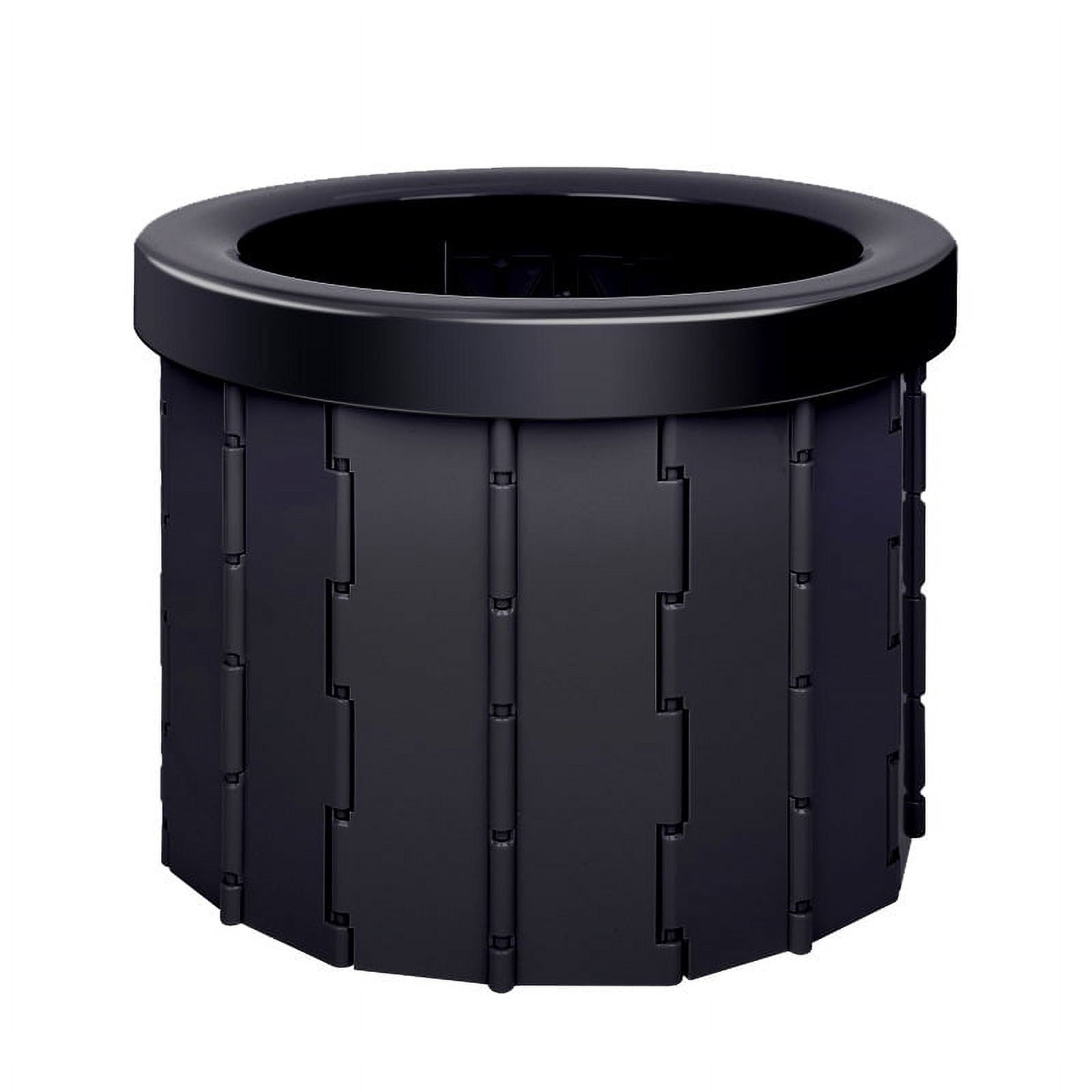 Portable Camping Toilet With Retractable Toilet Paper Holder ...