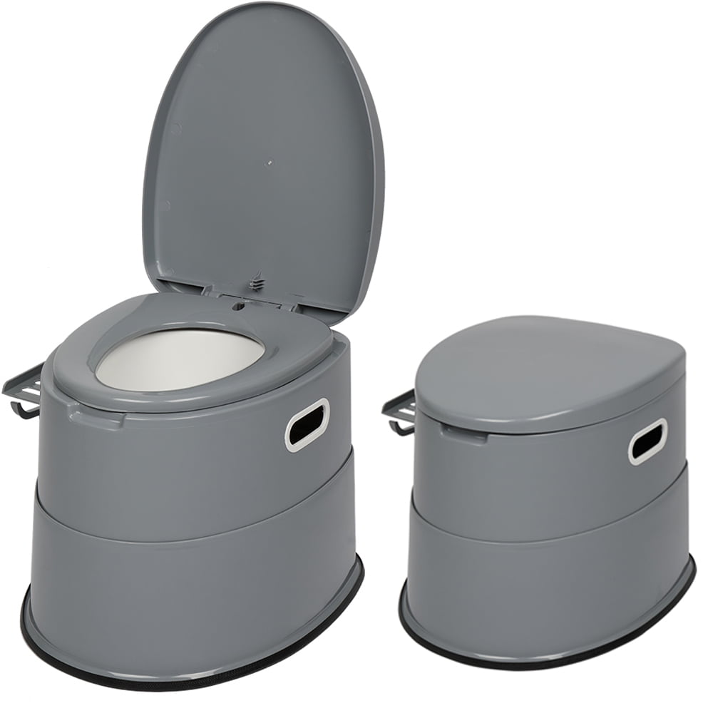 Portable Camping Toilet, Seizeen 15.5'' Toilet Potty for Outdoor ...