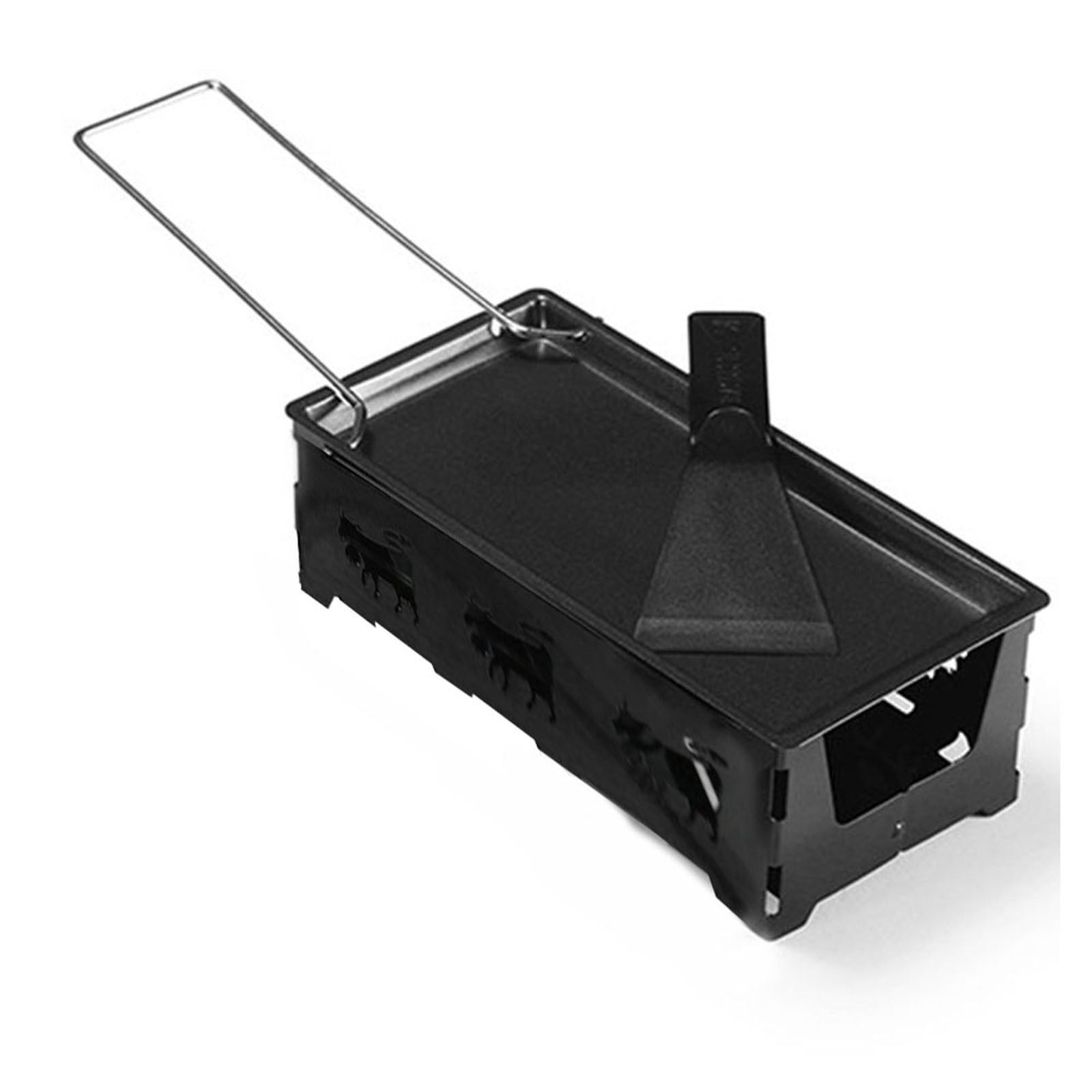 Portable Candlelight Cheese Raclette Non Stick Rotaster Baking Tray ...