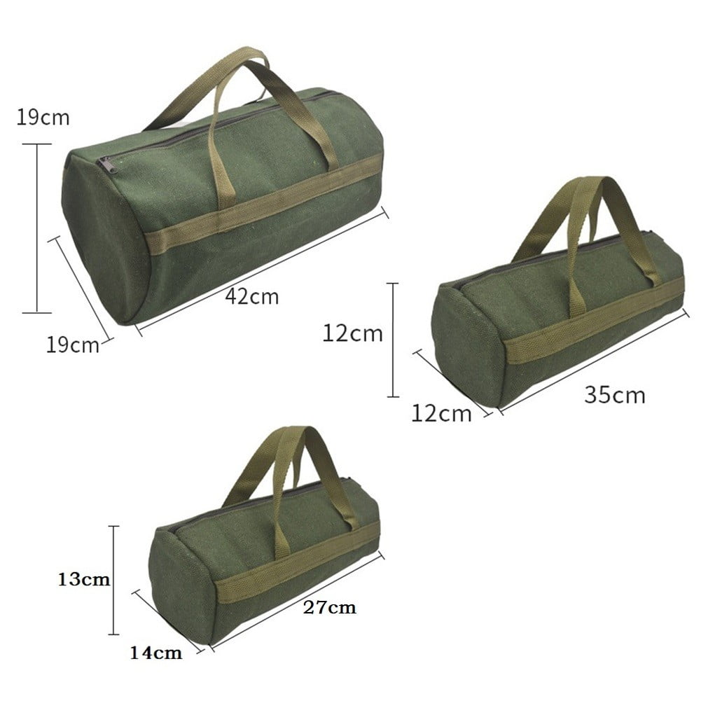 Portable Canvas Tool Bags Multi-Functional Hardware Wrench Storage ...