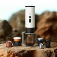Portable Capsule Coffee Maker, Wireless Rechargeable Espresso Machine ...