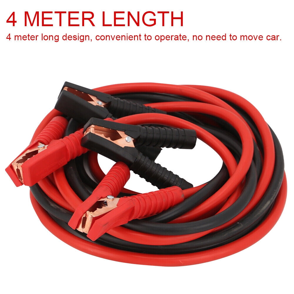 Portable Car Battery Booster Cables, Copper Coated Aluminium Cable With ...