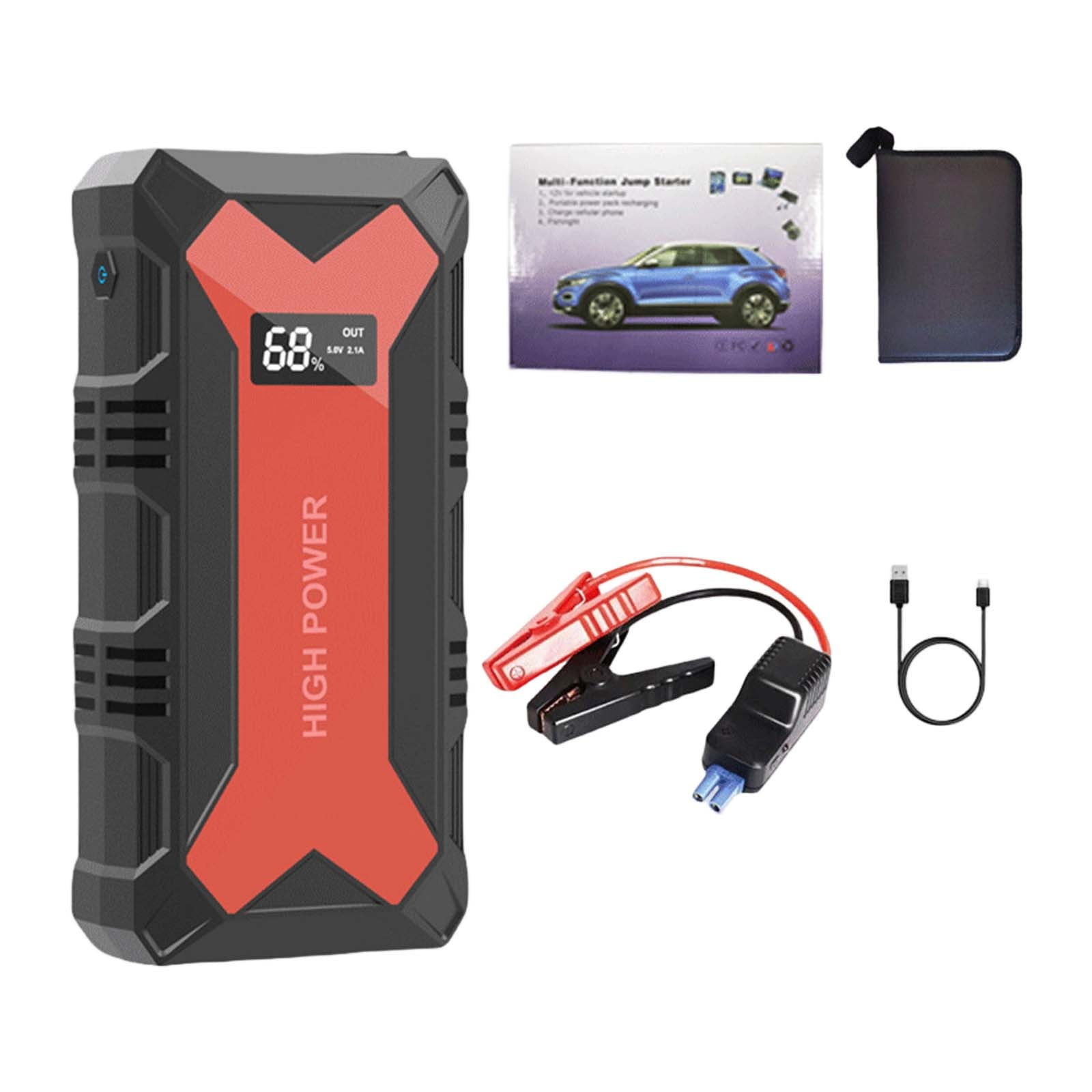 Portable Car Emergency Booster, 12V RV Battery Charger, Compact Jump ...