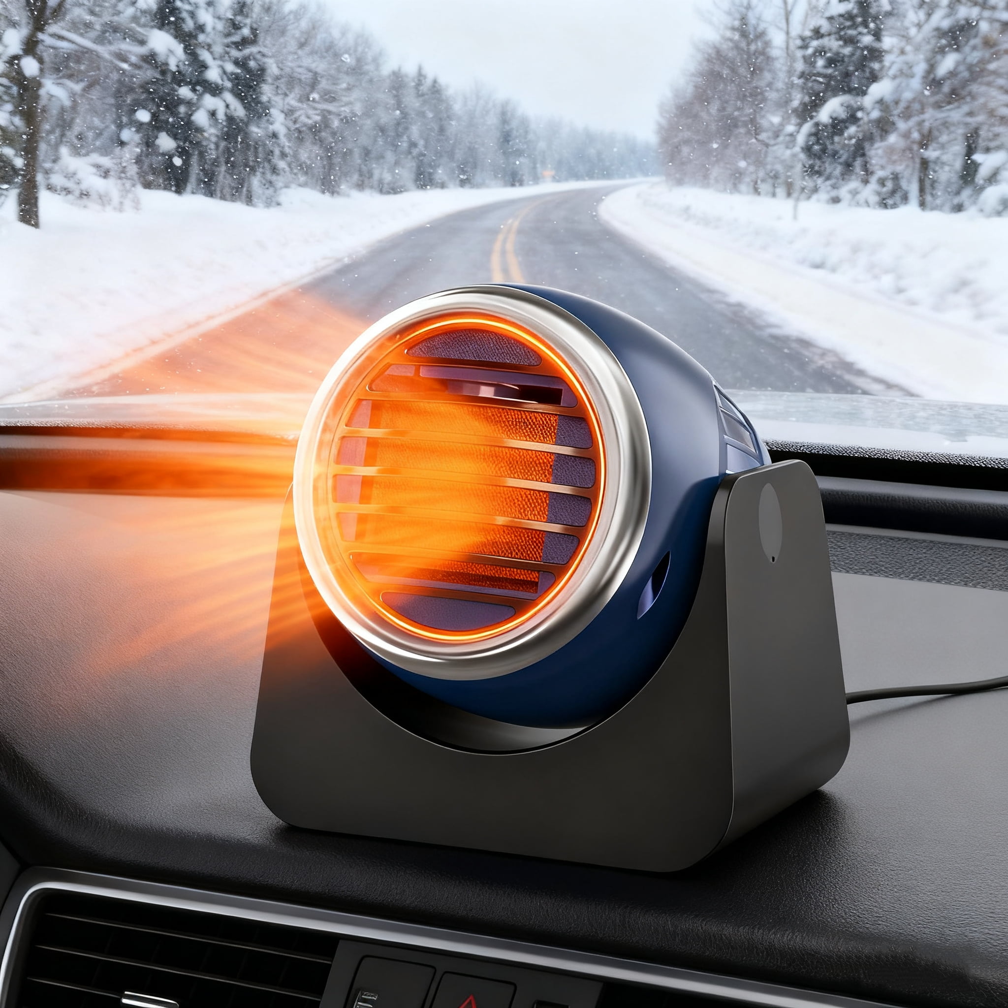 Portable Car Heater, Defroster for Windshield, 12V 120W Window ...