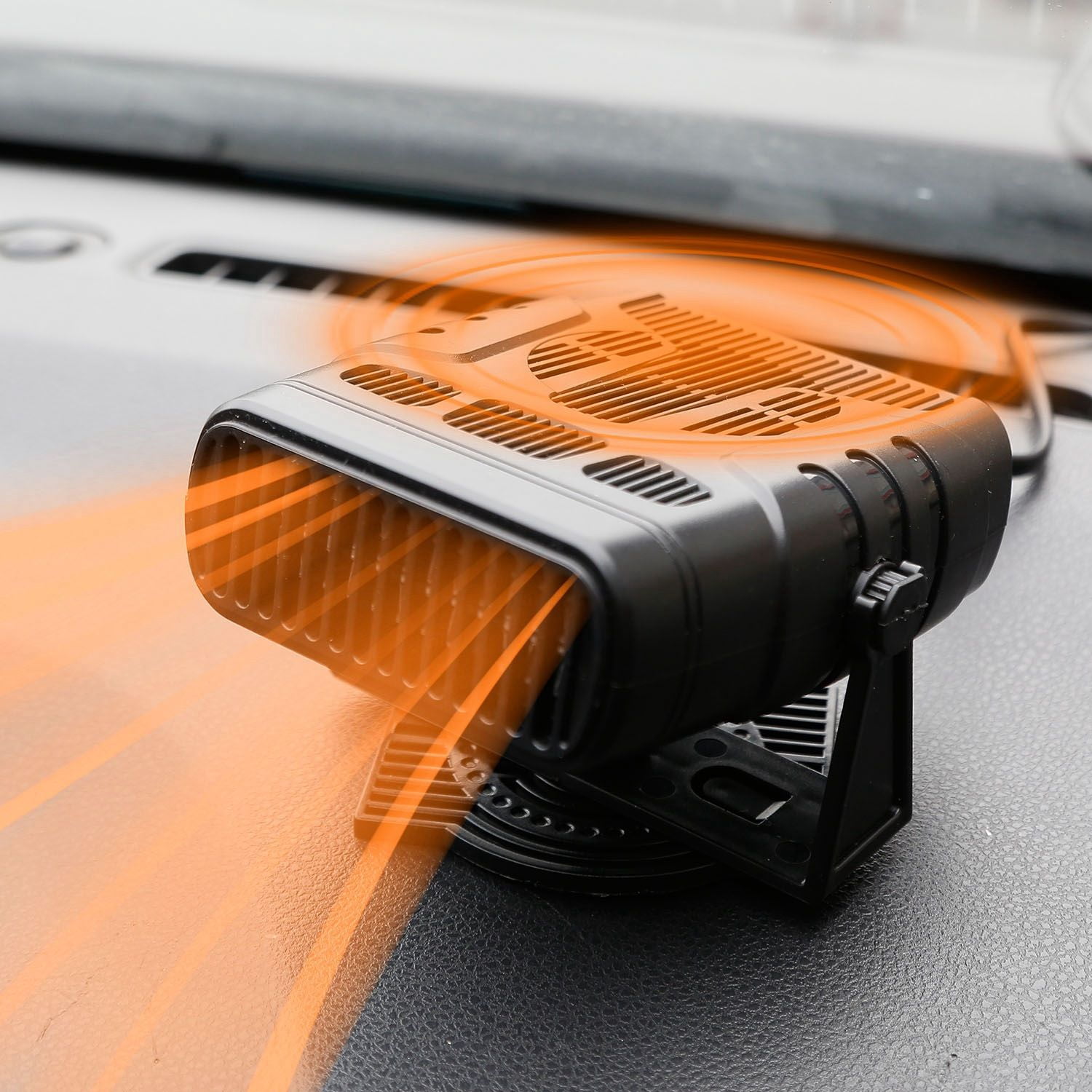 Portable Car Heater Heating Fan 2 in 1 Defroster Demister Windshield ...
