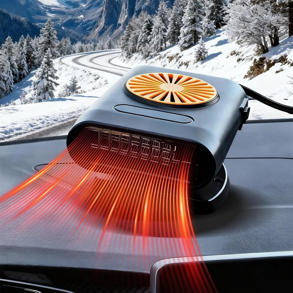 Portable Car Heater for Vehicle, 200W 12V Air Conditioner for Car, 2 in ...