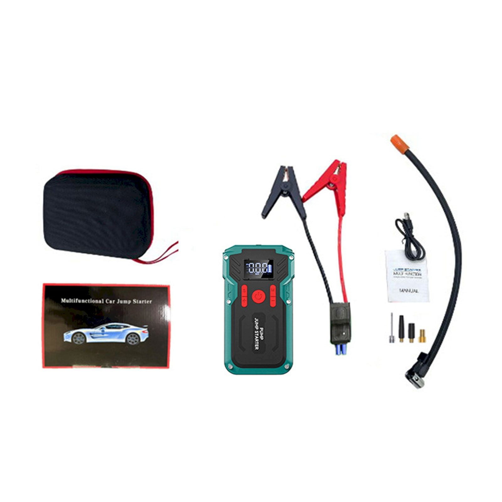 Portable Car Jump 8000mAh Battery 1000A Power For Vehicles Trucks And SUVs With Type C USB Fast ...