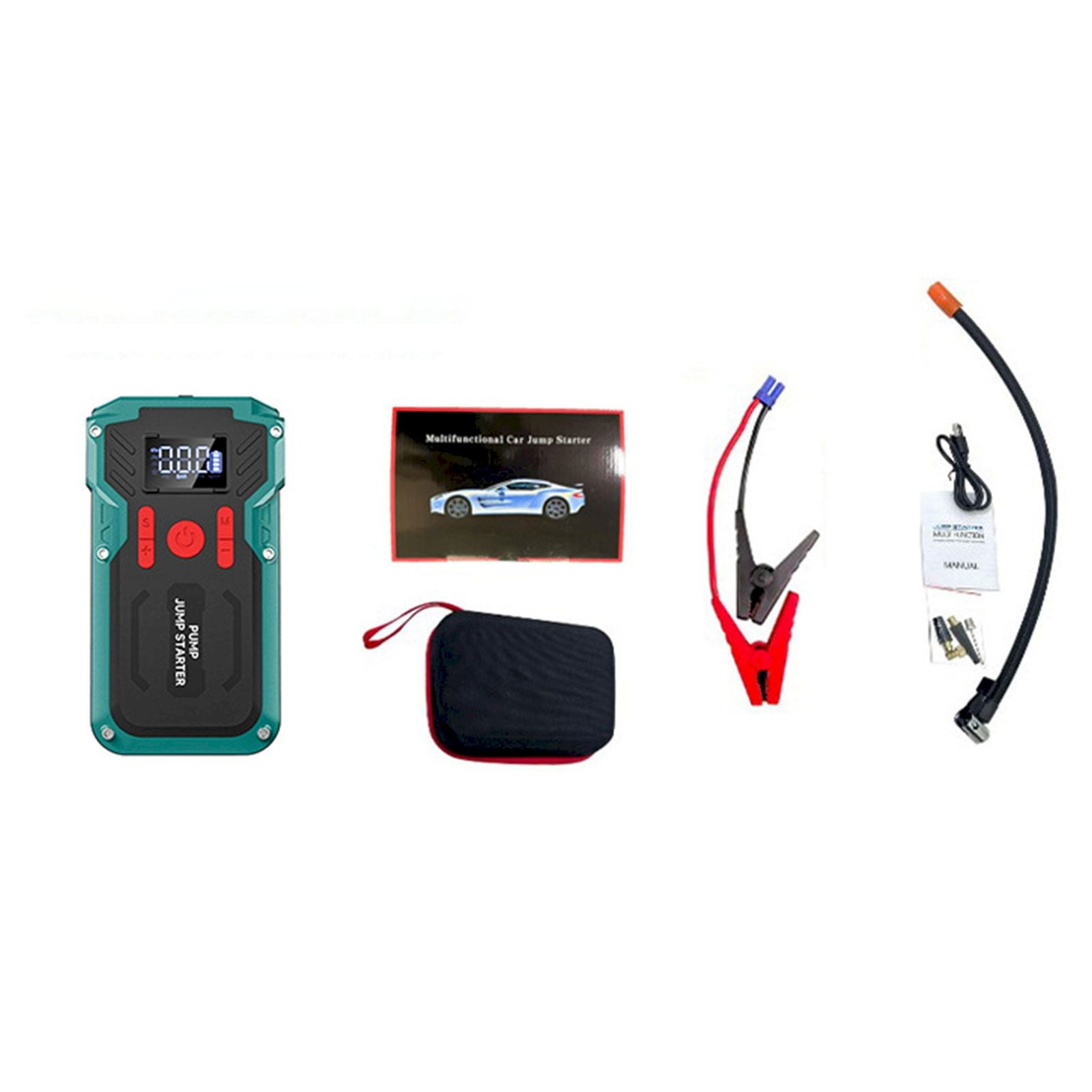 Portable Car Jump 8000mAh Battery 1000A Power for Vehicles Trucks and SUVs with Type C USB Fast ...