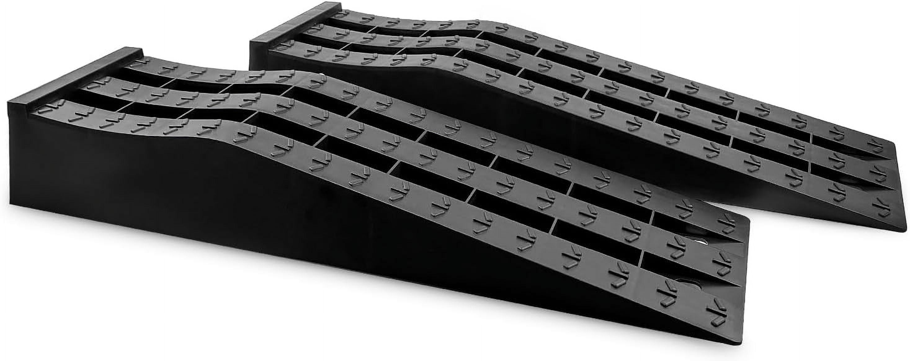 Portable Car Ramps for Oil Changes High Lift, Heavy Duty Low Profile ...