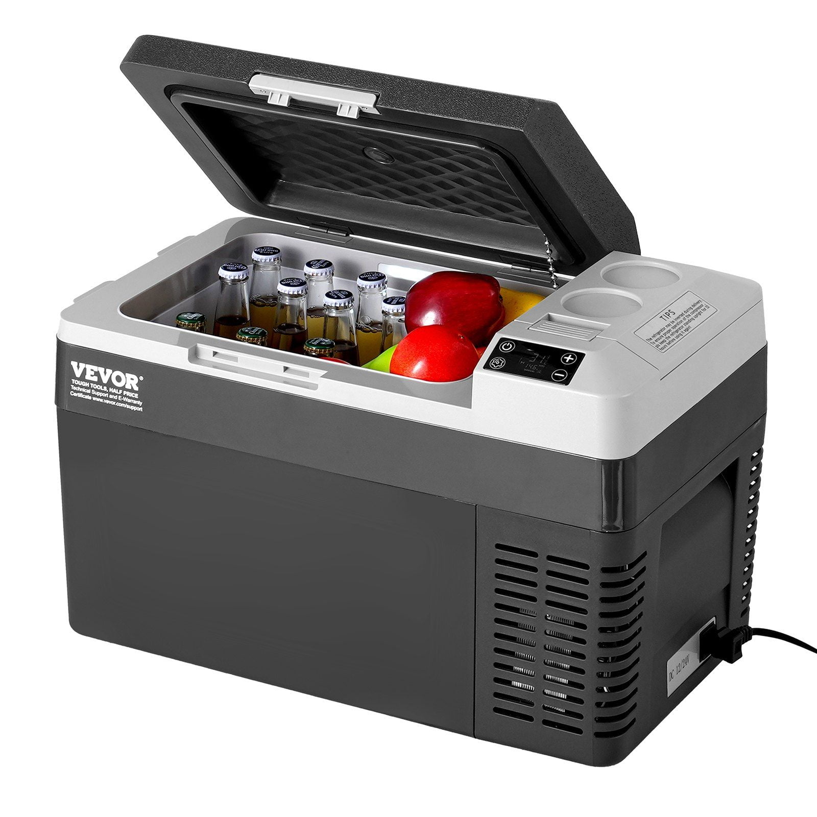 Portable Car Refrigerator Freezer Compressor 25 L Single Zone for Car ...