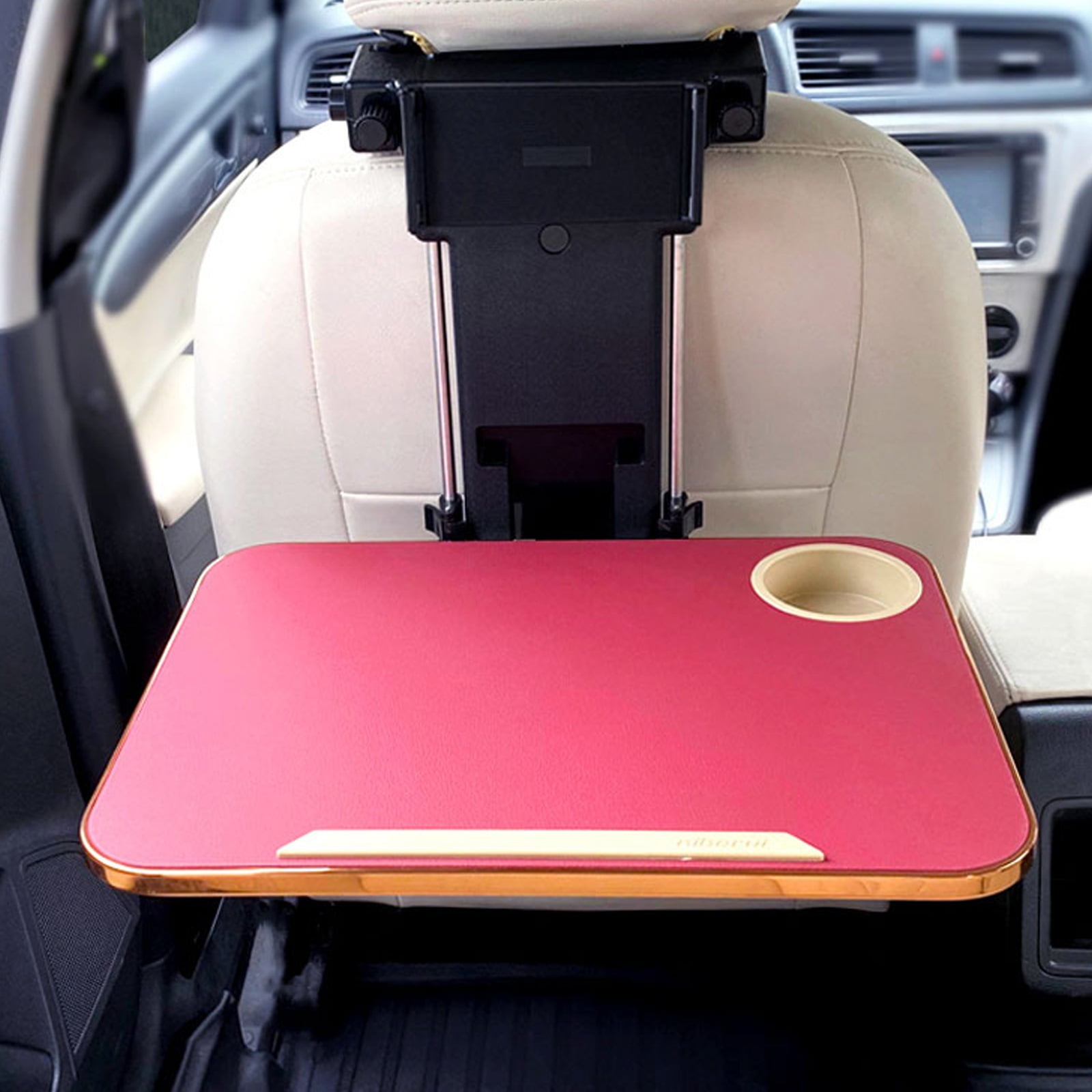 Portable Car Seat Tray Table, Multifunctional Adjustable Travel Tray ...