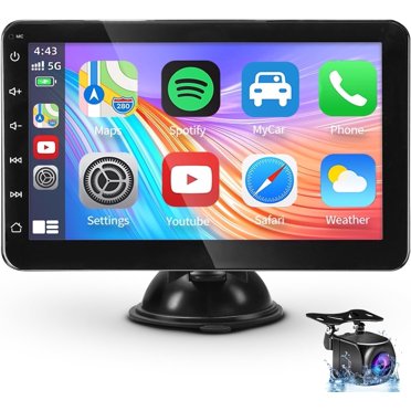 9.3 Inch Dash Cam 2.5K Wireless Apple Carplay Android Auto Car ...