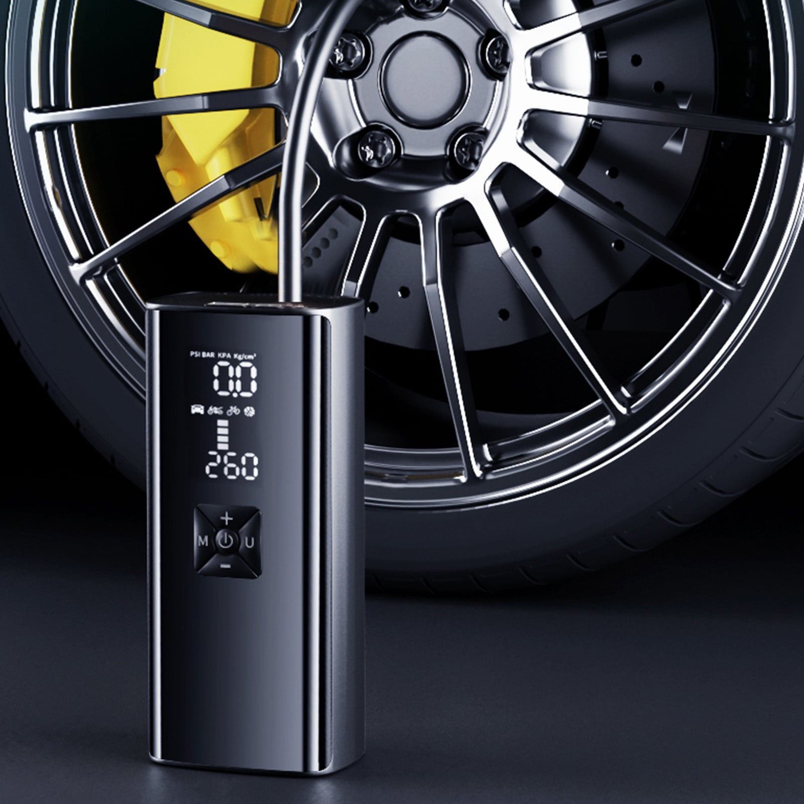 Portable Car Tire Inflator, Automatic Inflator, Fast Pump Speed ...