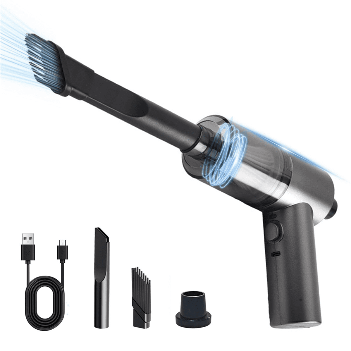 Portable Car Vacuum Handheld Cordless,Rechargeable Dual Use Wet and Dry ...