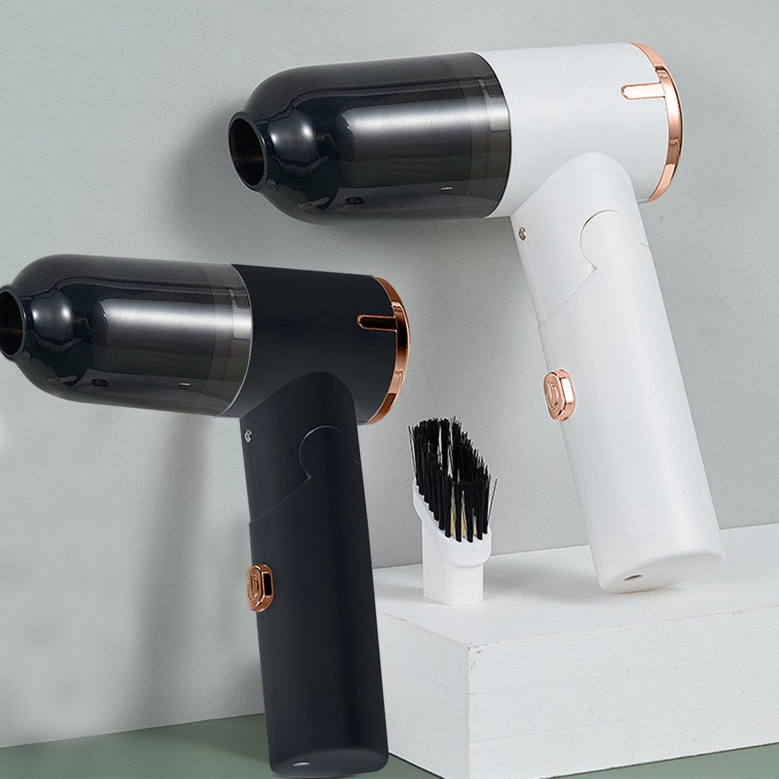 Portable Car Vacuum, Wireless Handheld Suction Cleaner, 2-in-1 Wet Dry ...