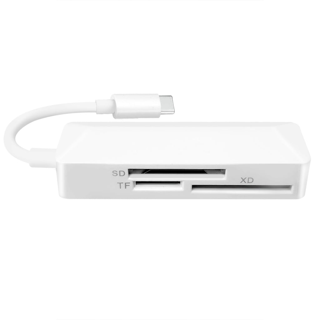 HPDDIN Portable USB C 3-in-1 Card Reader, Flash Memory, Photo, Video ...