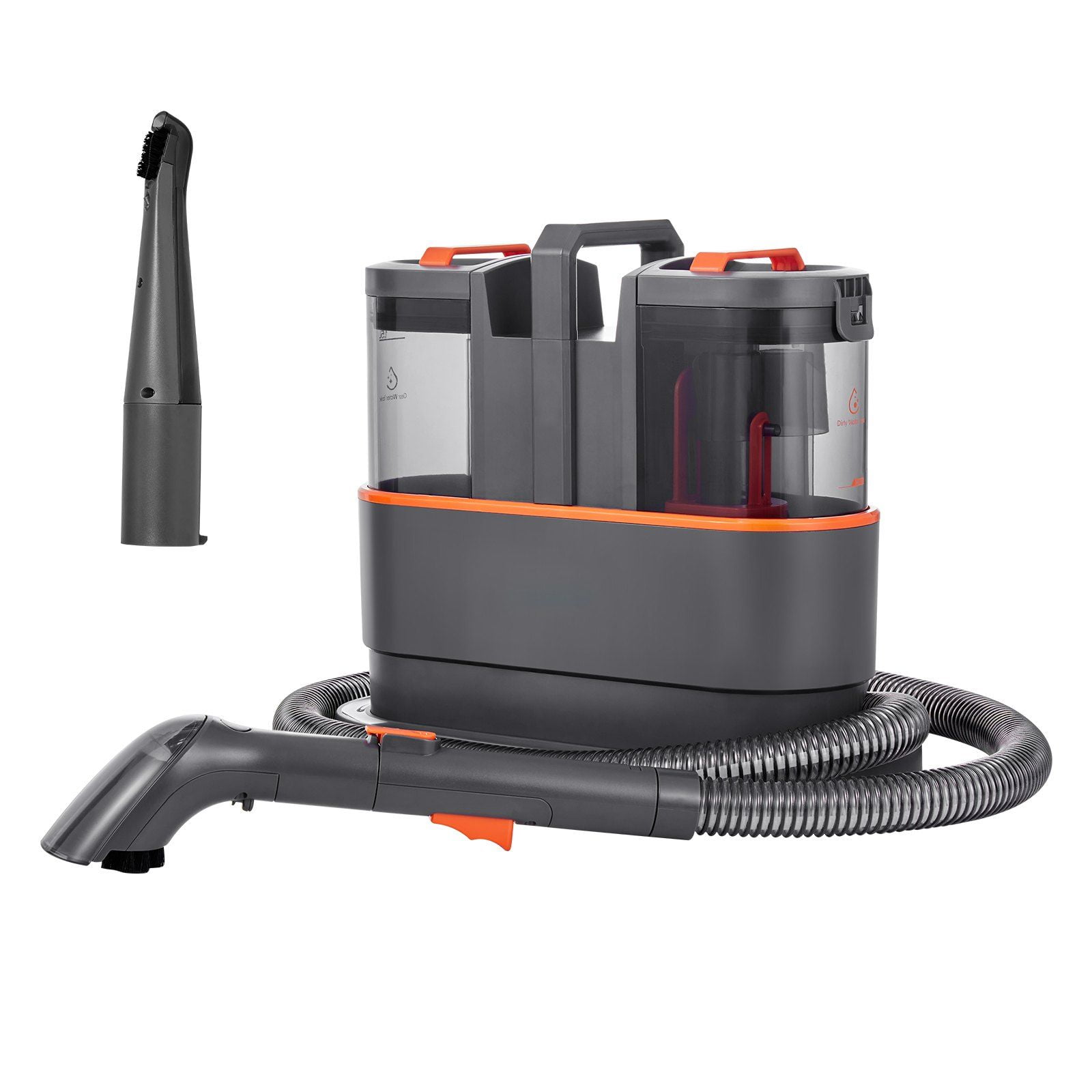 Portable Carpet Cleaner Machine,50.72 oz Water Tank,Handheld Upholstery ...