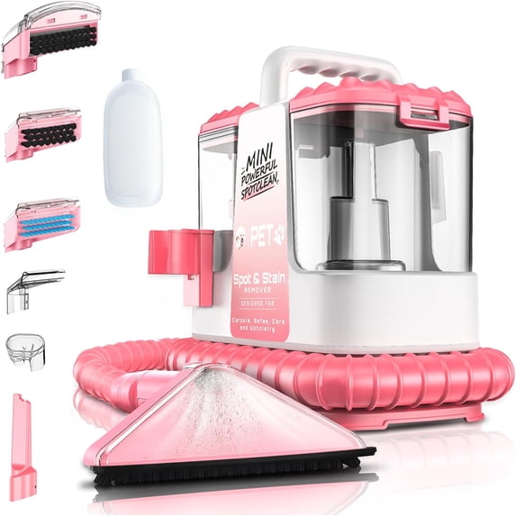 Portable Carpet + Upholstery Spot Cleaner Machine, 20Kpa Powerful ...