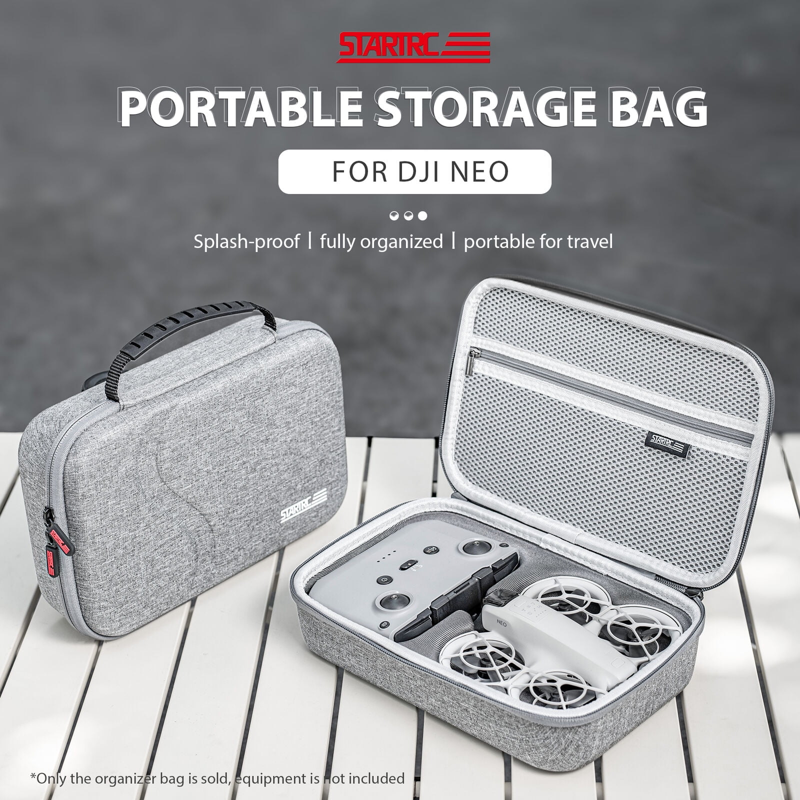 Portable Carrying Case for DJI Neo Fly More Combo, DJI Drone PU Leather ...
