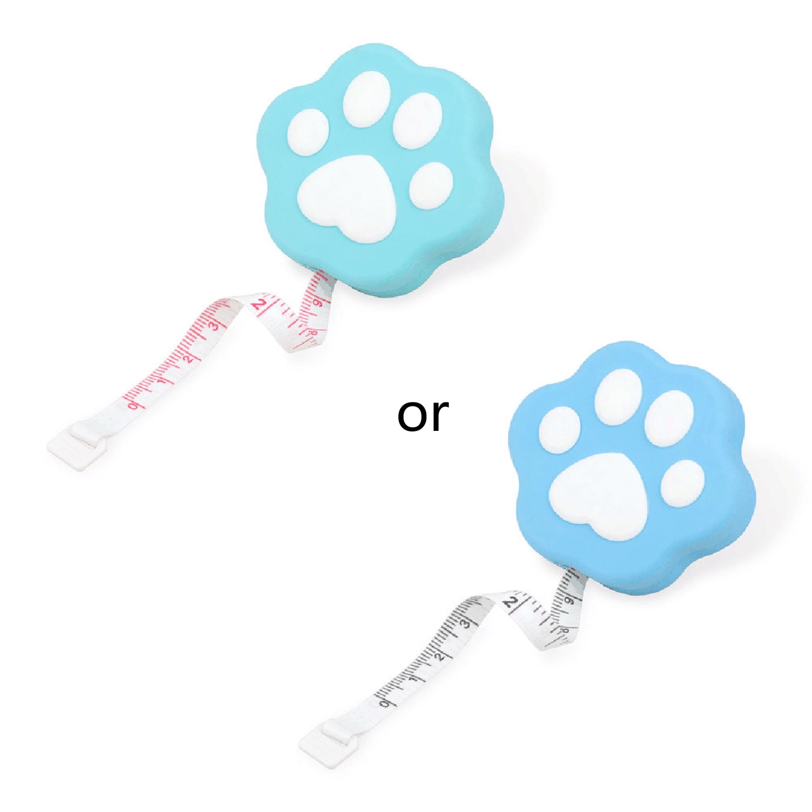 Portable Cartoon Body Measure Tape Lovely Kitten Paw-like Measuring ...