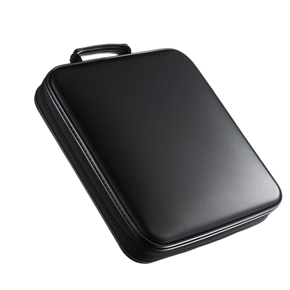 Portable Case Storage Box: Large Capacity VCD Booklet- Wallet Holder ...