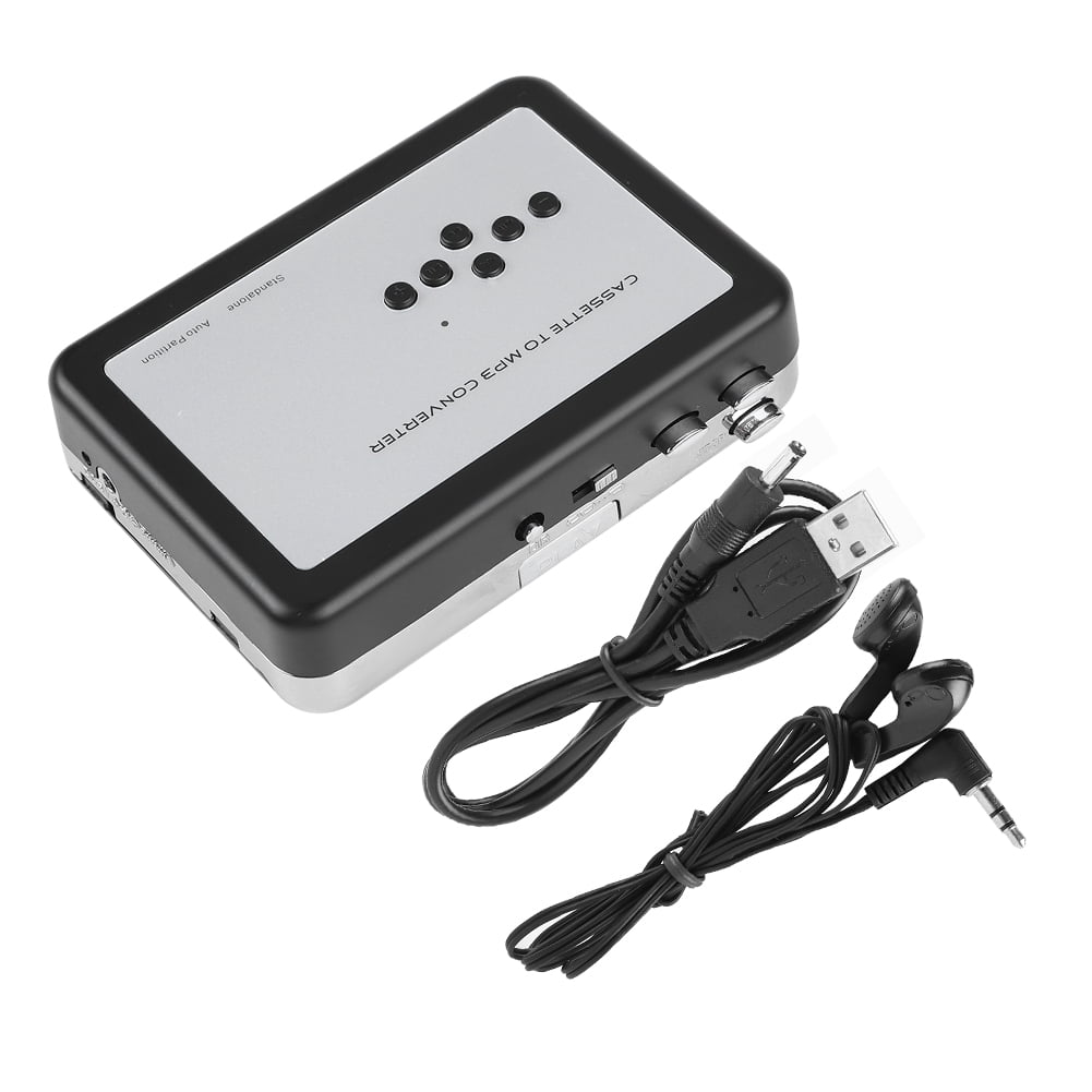 Portable Cassette Tape to MP3 Converter USB Flash Drive Capture Audio ...