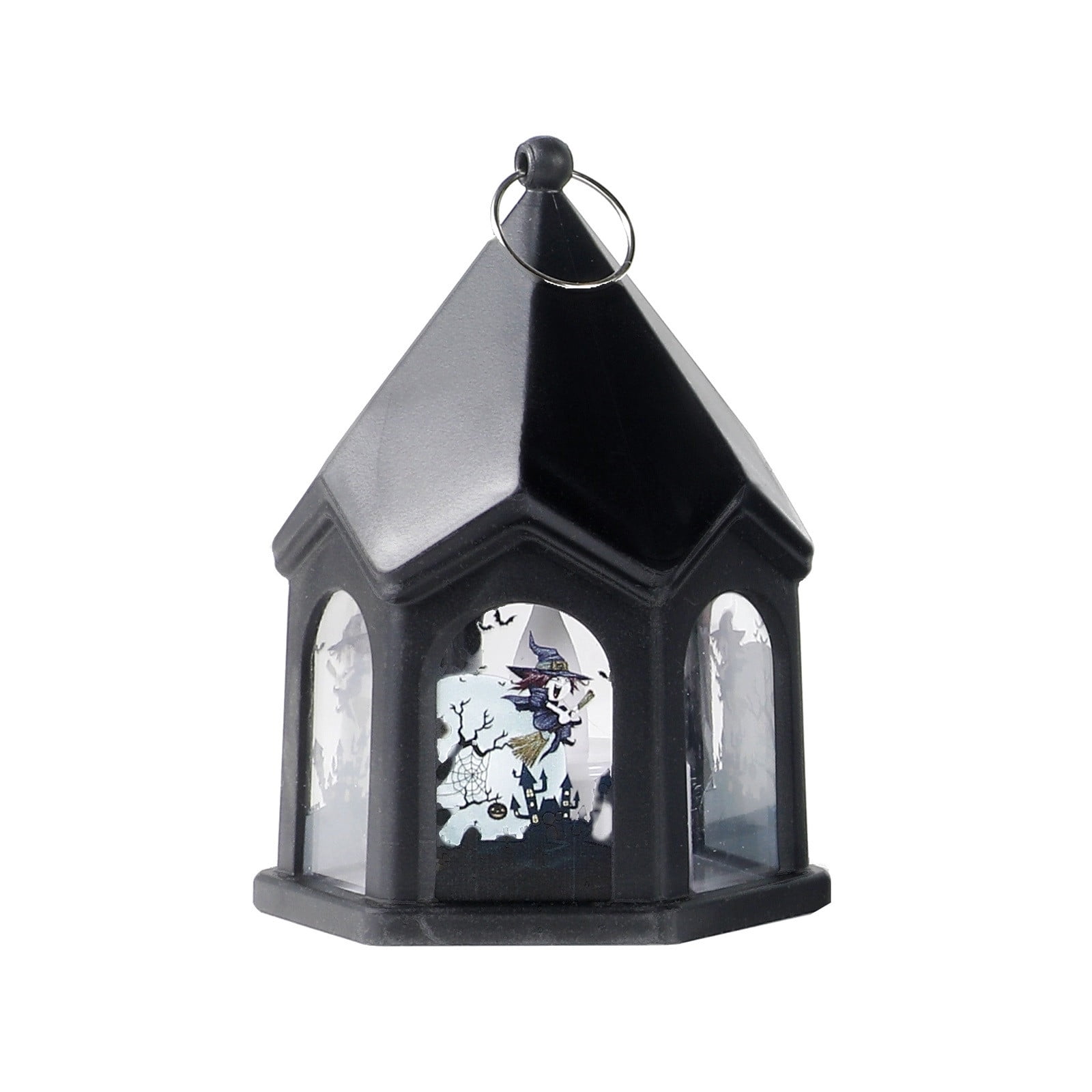 Portable Castle Handheld Lantern With Scary Patterns Including Cats ...
