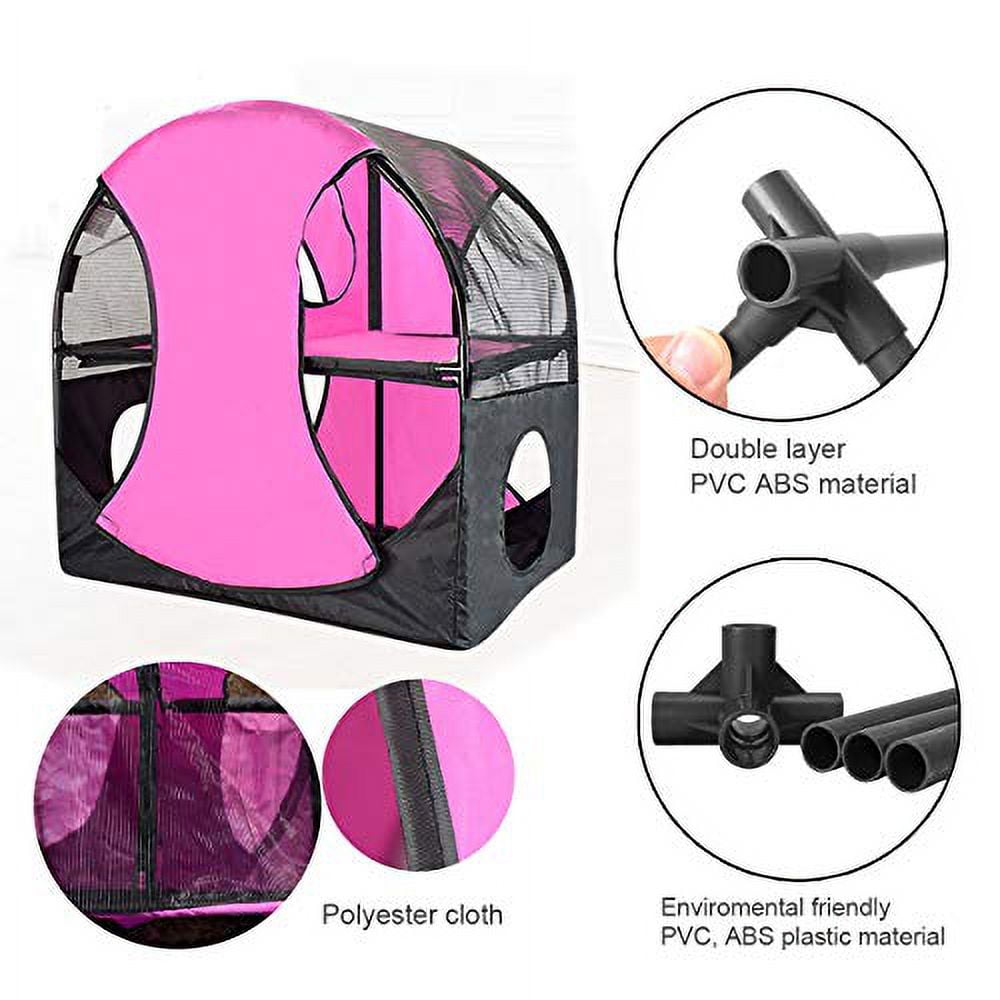 Portable Cat Condos Compound House Playpen Enclosures Foldable Pet Bed ...