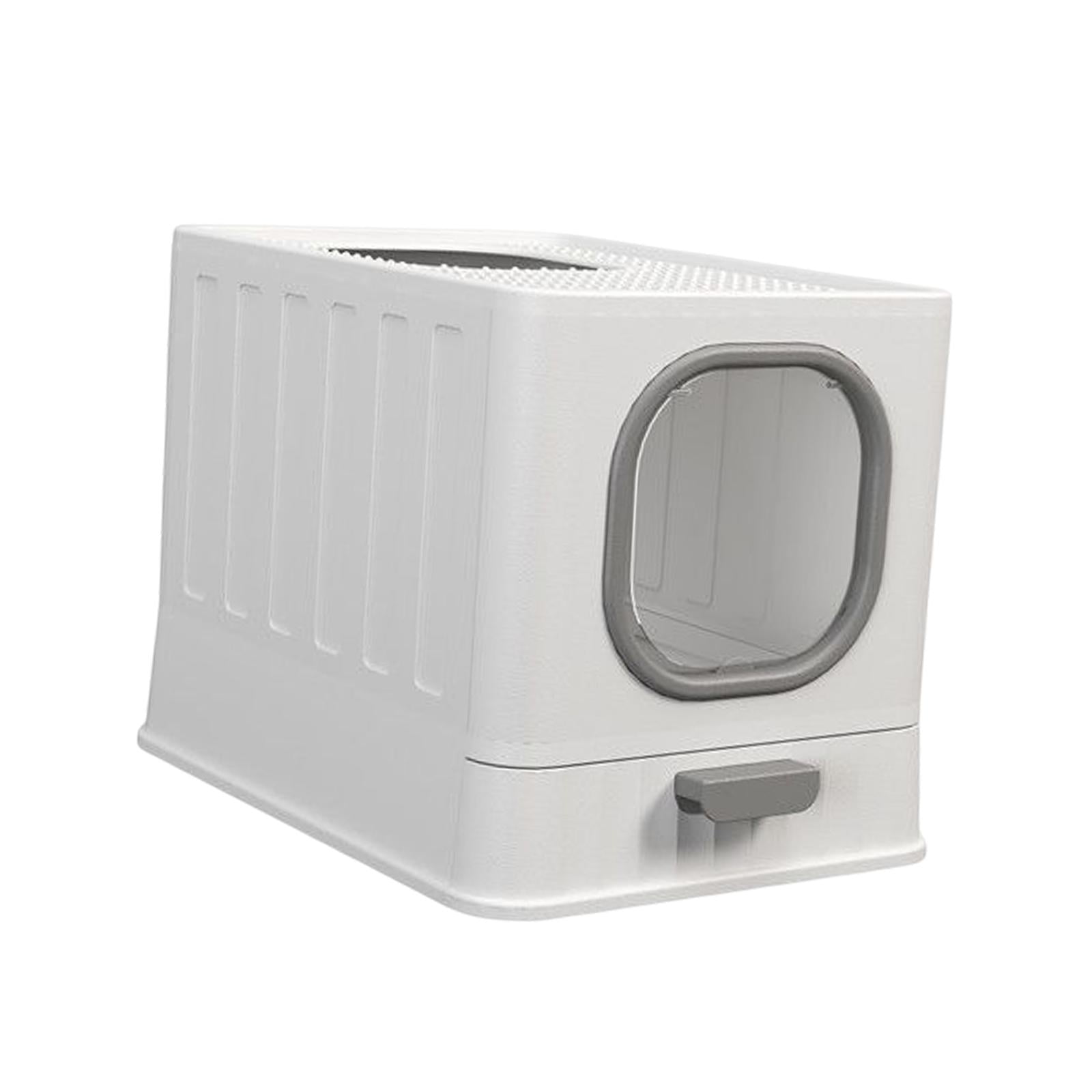 Portable Cat Toilet Full Closed with a Spoon Washroom Splashing Large ...