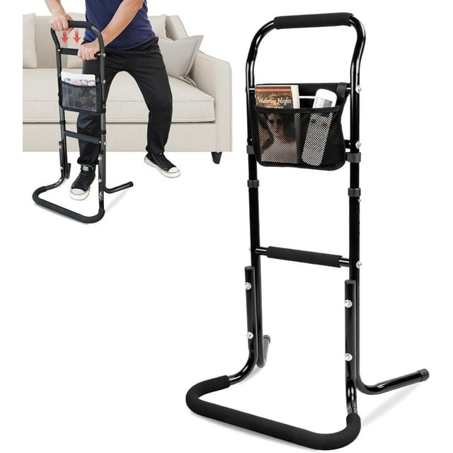 Portable Chair Stand Assist for Elderly, Height Adjustable Mobility ...