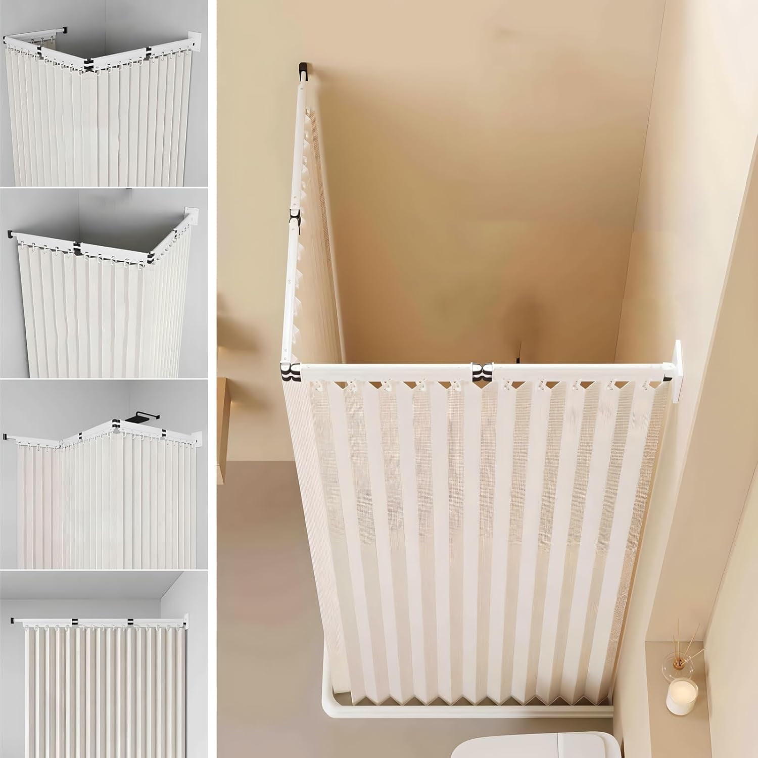 Portable Changing Room Foldable Clothing Store Fitting Room Wall ...