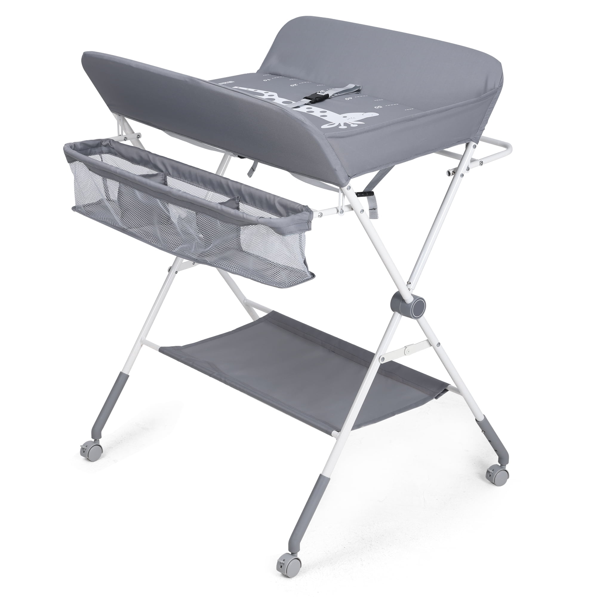 Portable Changing Table for Baby, Foldable Baby Changing Table with ...