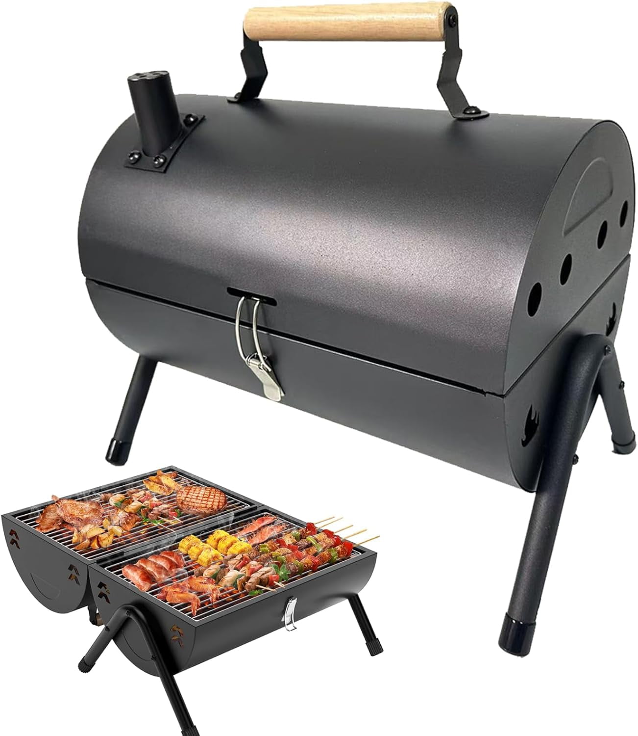 Portable Charcoal Bbq Grill, Table Top Grill Charcoal, Portable Grill ...