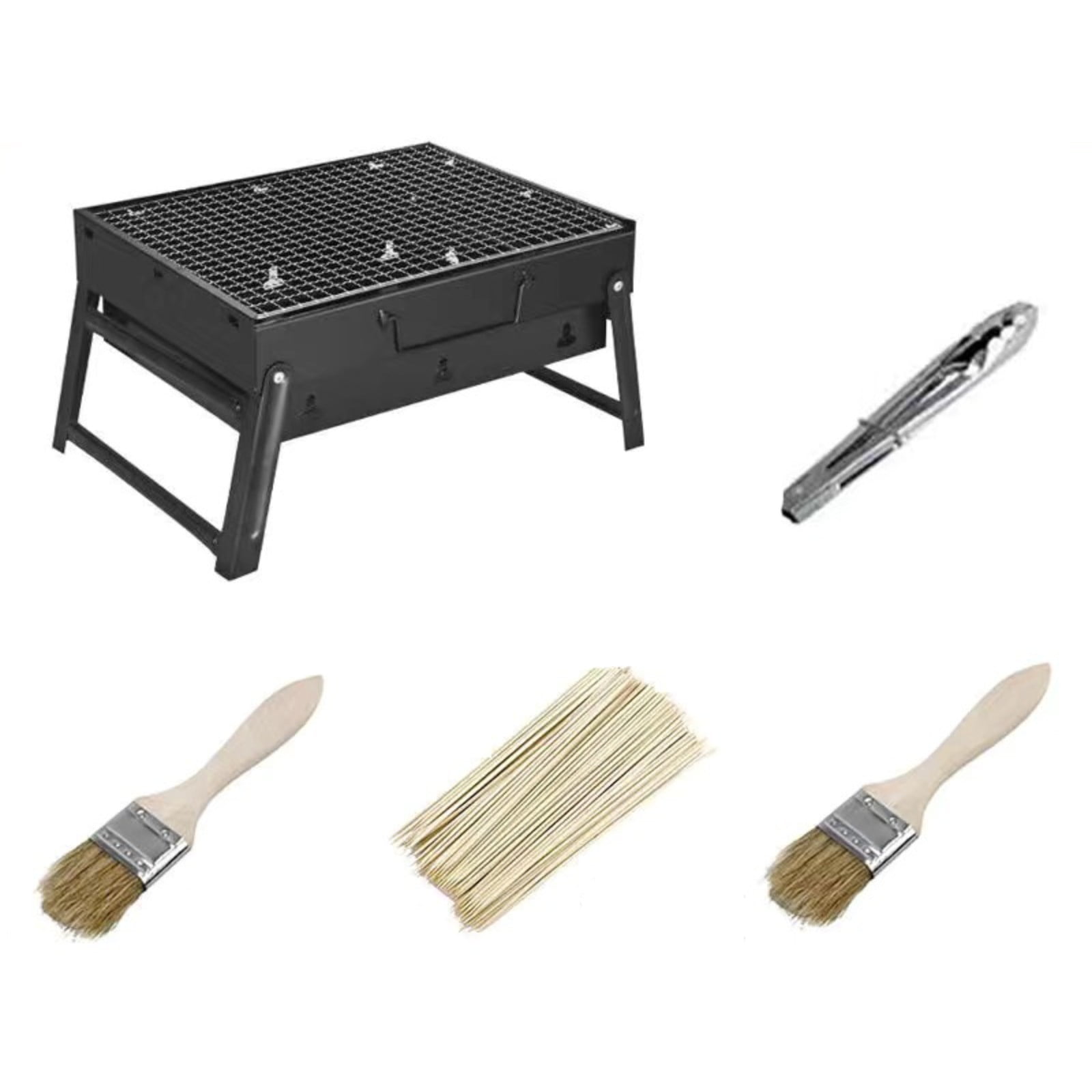 Portable Charcoal Grill,Folding Portable BBQ Charcoal Grill Folding BBQ ...