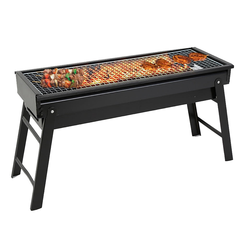 Portable Charcoal Grill Oven Barbecue Grill Heavy Duty Roaster Folding ...